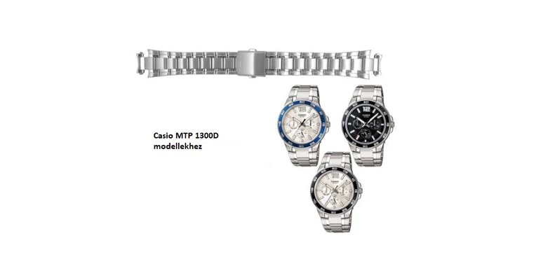 MTP-1300 Casio szíj ezüst színű fémszíj - Casio Fémszíj - Casio.bolt.hu ...